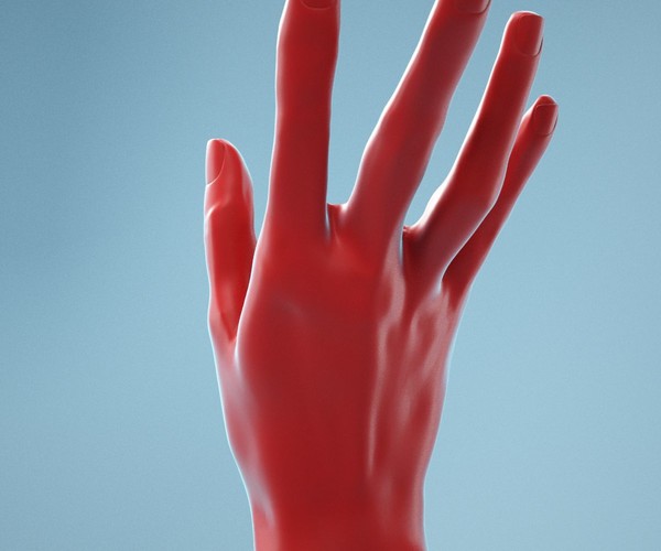 ArtStation - Stretched Backwards Realistic Hand | Resources