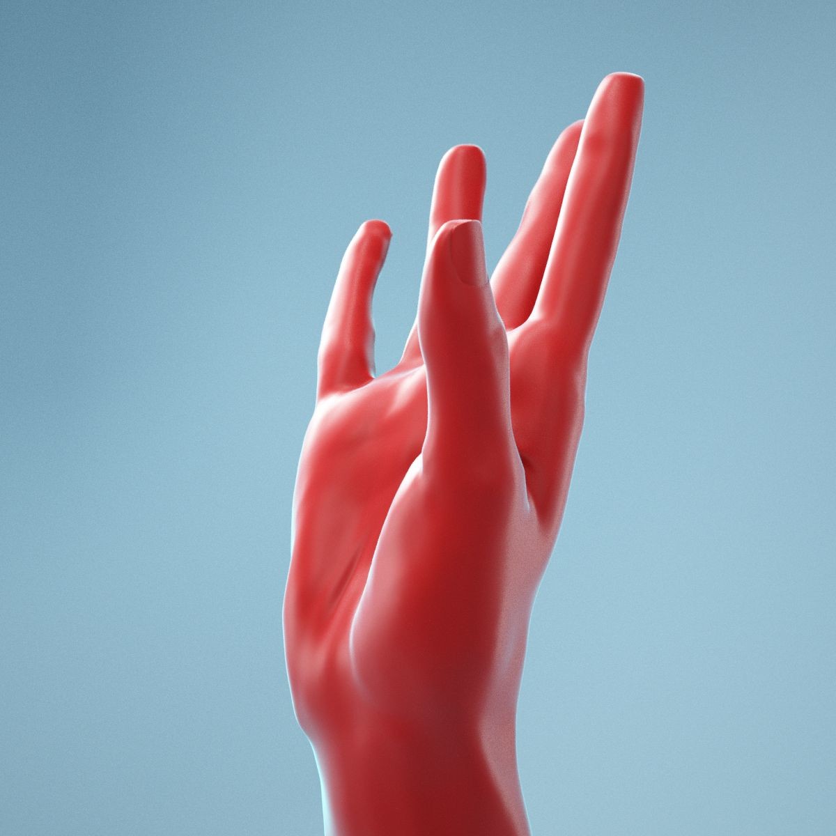 ArtStation - Stretched Backwards Realistic Hand | Resources