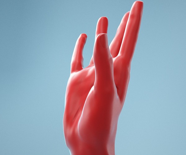 ArtStation - Stretched Backwards Realistic Hand | Resources