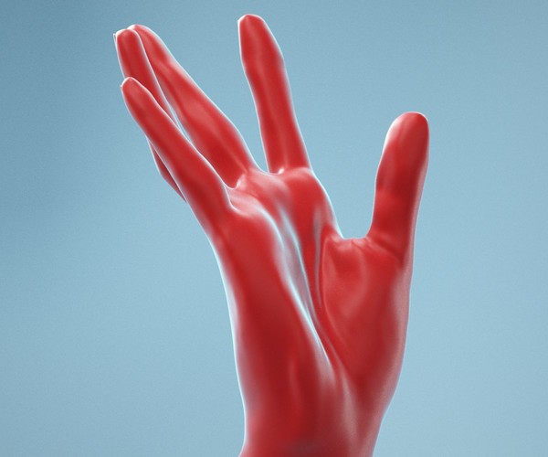 ArtStation - Stretched Backwards Realistic Hand | Resources