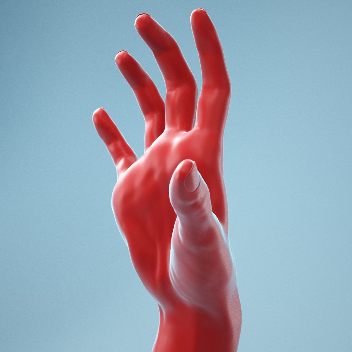 ArtStation - Stretched Claw Realistic Hand | Resources