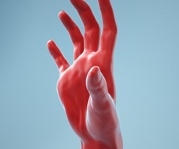 ArtStation - Stretched Claw Realistic Hand | Resources