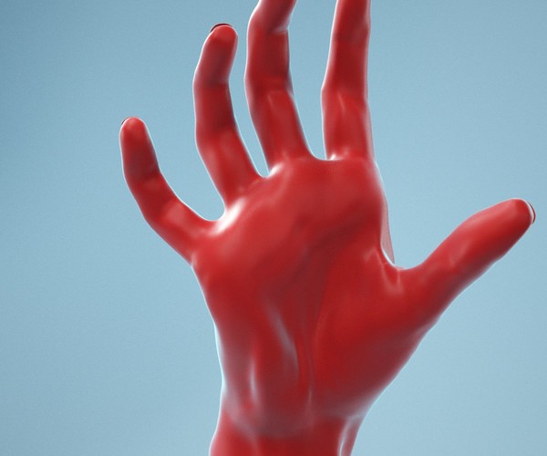 ArtStation - Stretched Claw Realistic Hand | Resources