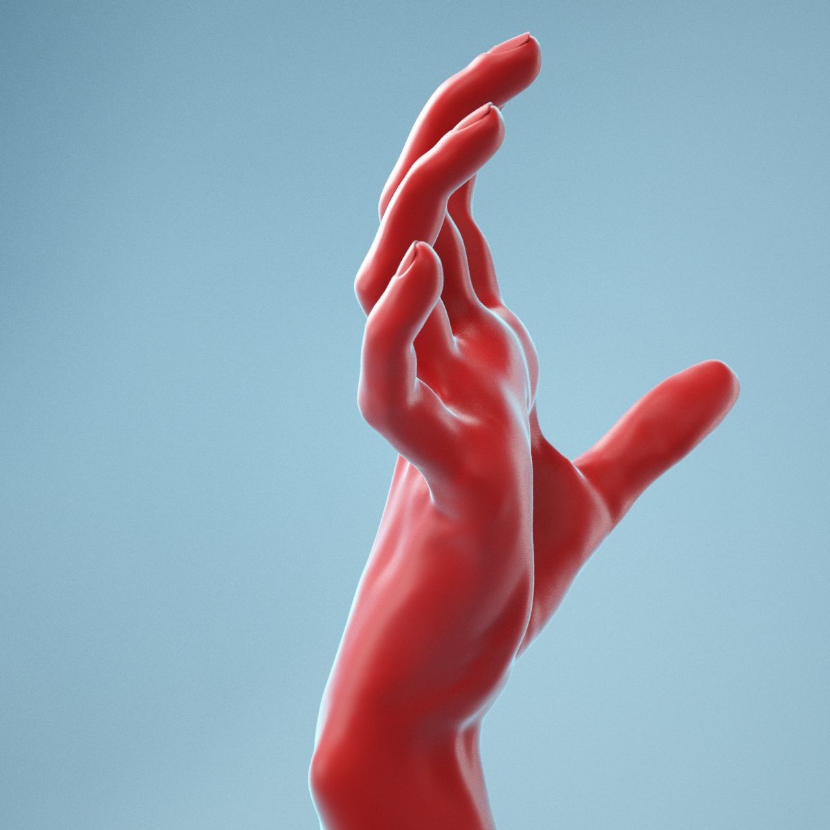 ArtStation - Stretched Claw Realistic Hand | Resources