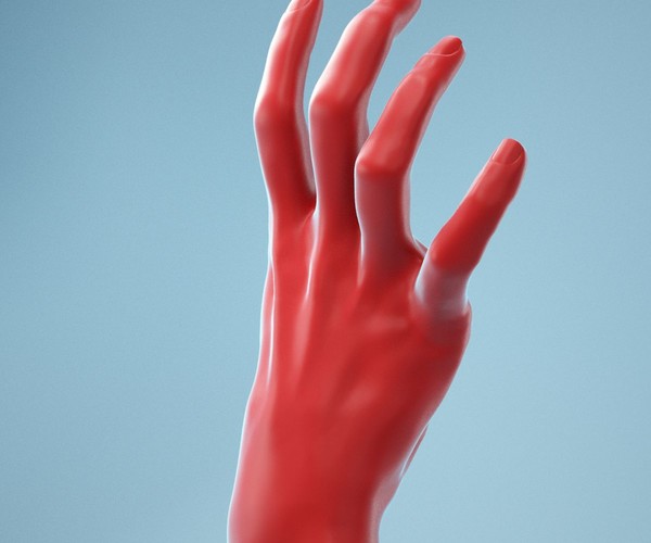 ArtStation - Stretched Claw Realistic Hand | Resources