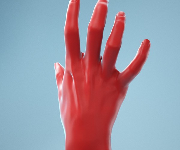 ArtStation - Stretched Claw Realistic Hand | Resources