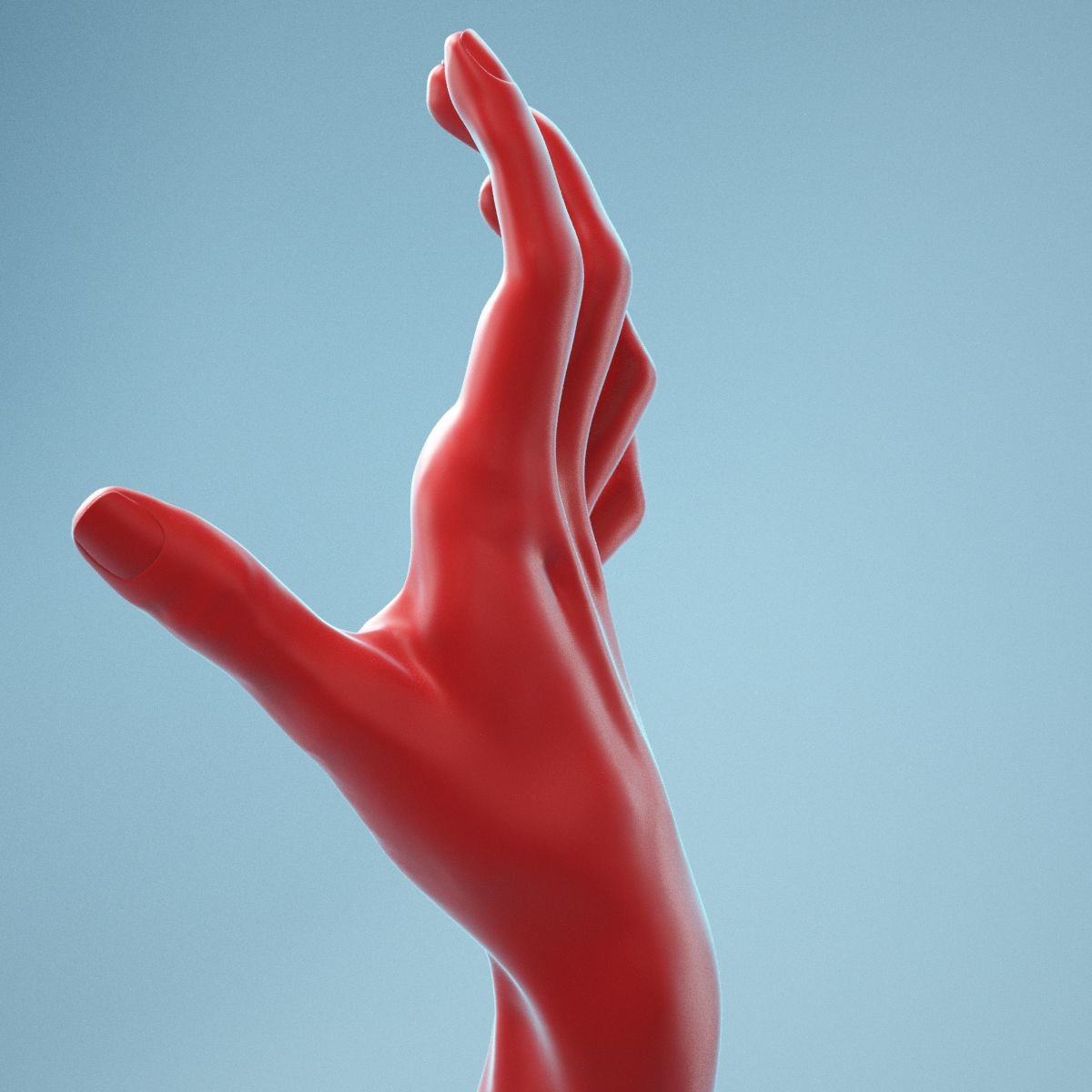 ArtStation - Stretched Claw Realistic Hand | Resources