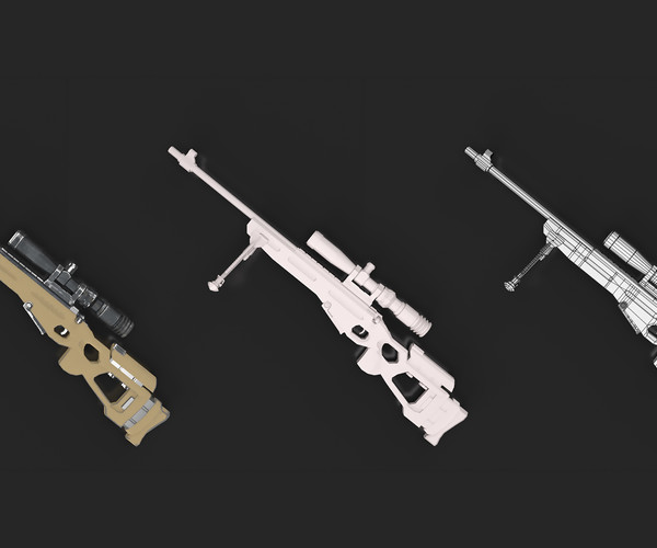 ArtStation - SV-98 Gun | Resources