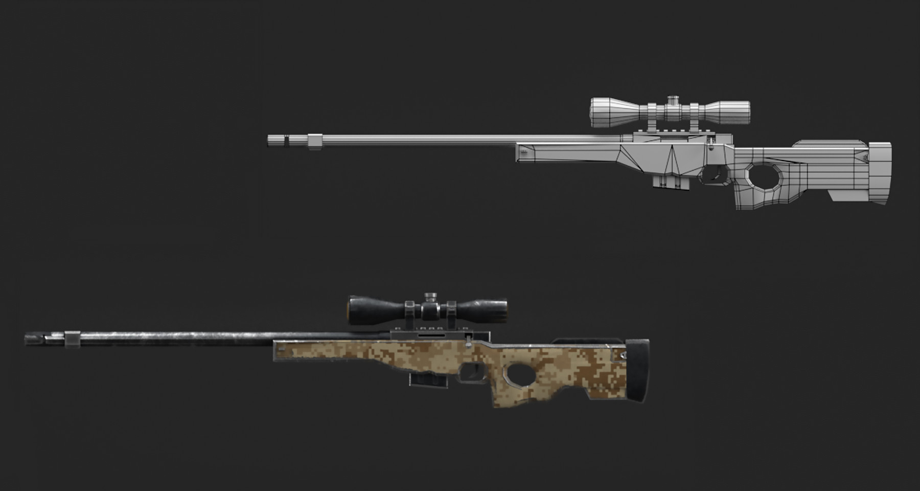 ArtStation - AWP Rifle | Resources