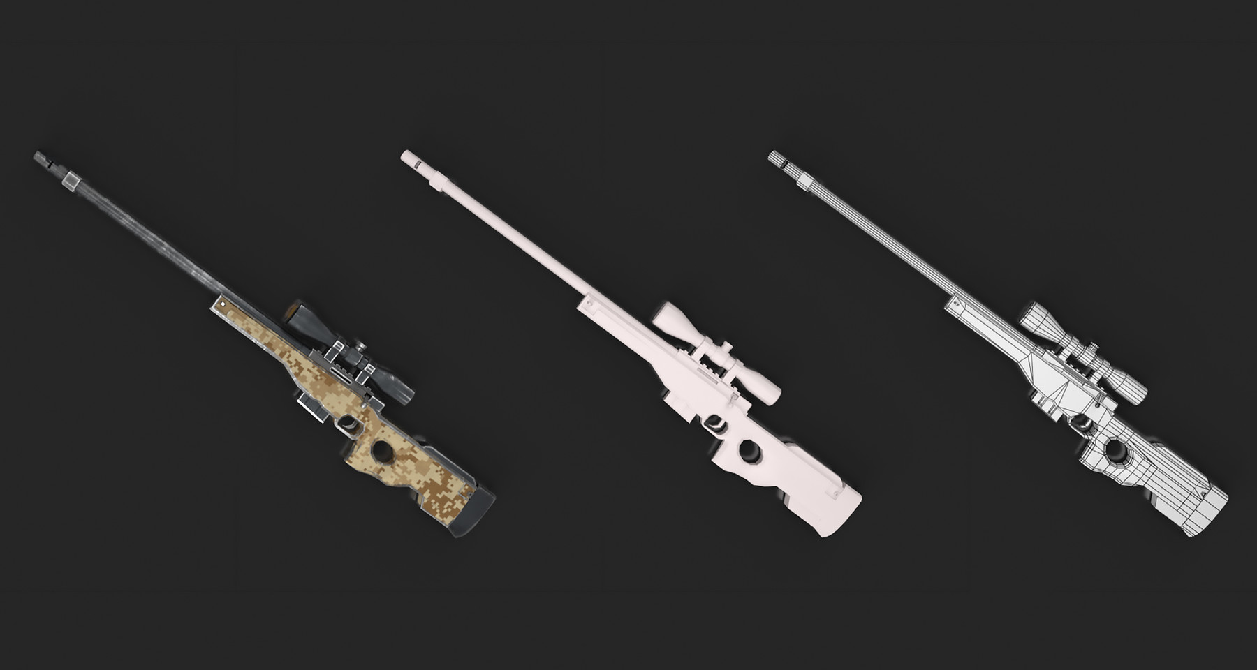ArtStation - AWP Rifle | Resources