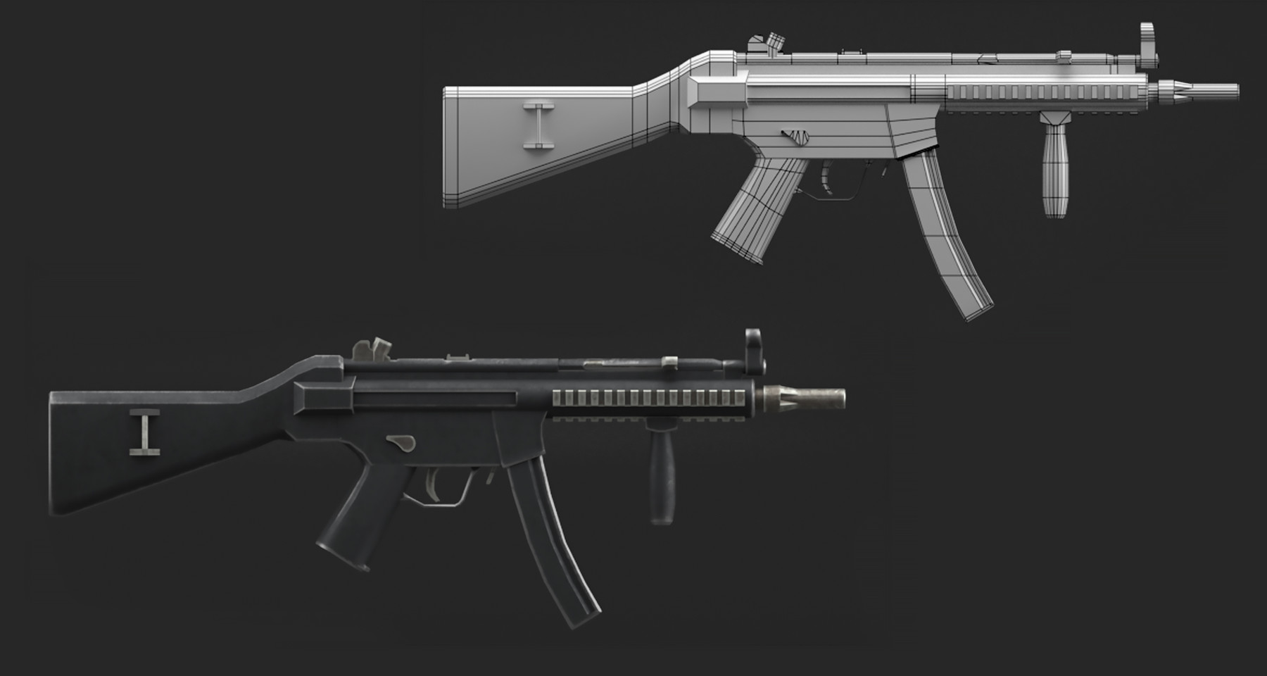ArtStation - MP5 Gun | Resources