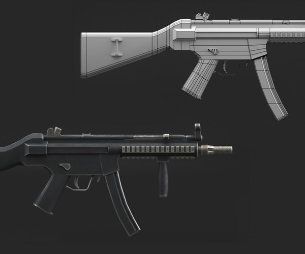 ArtStation - MP5 Gun | Resources
