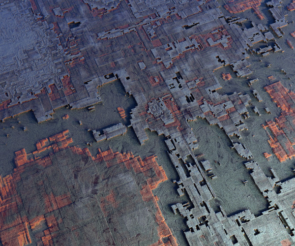 ArtStation - Height/Displacement map pack III Alien Environment B ...