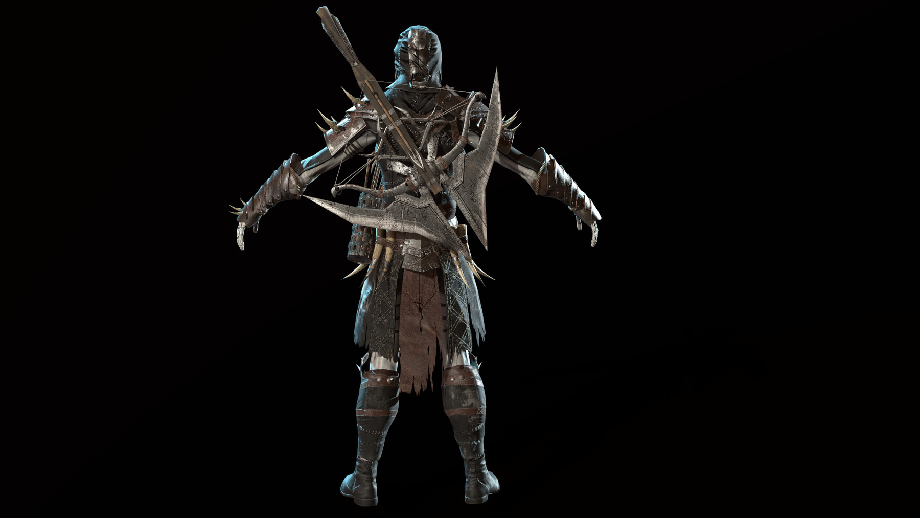 ArtStation - Skeleton CrossBowMan | Game Assets