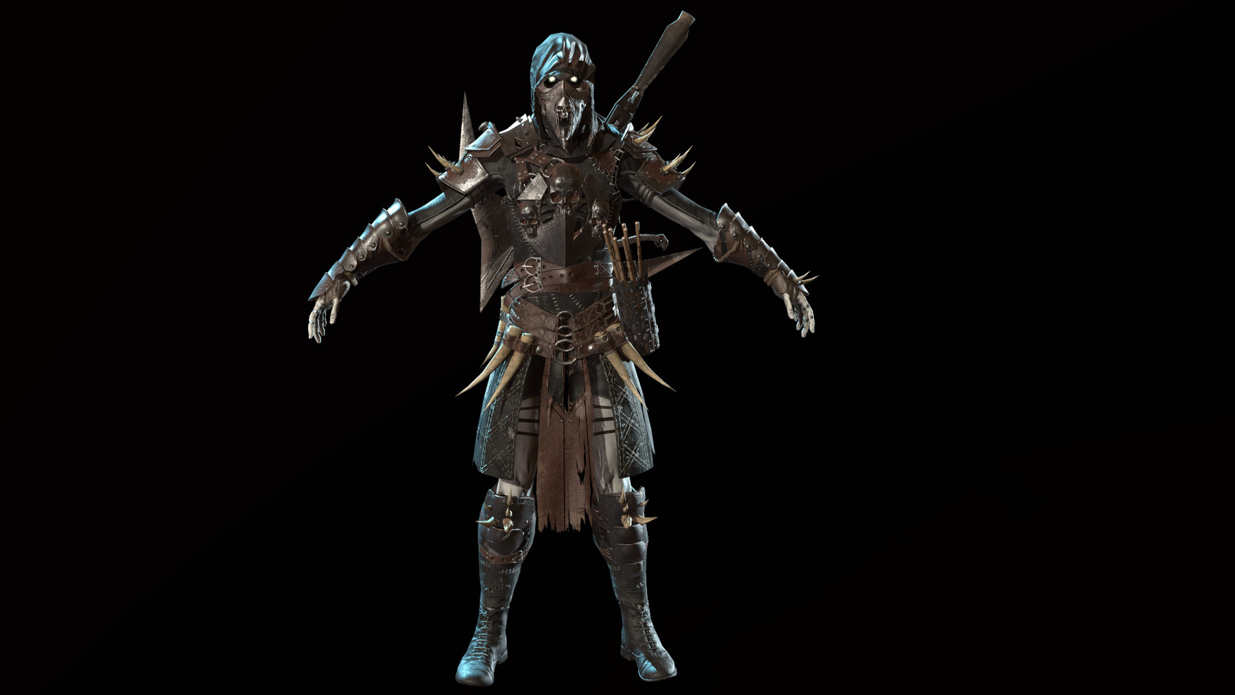 ArtStation - Skeleton CrossBowMan | Game Assets