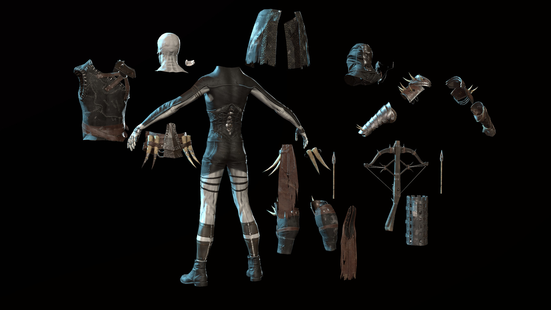 ArtStation - Skeleton CrossBowMan | Game Assets