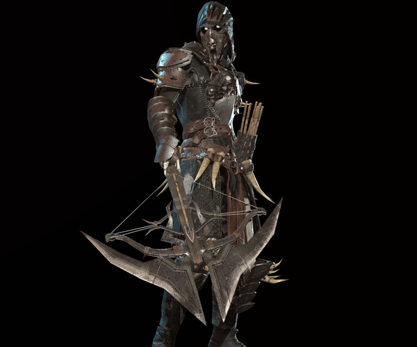 ArtStation - Skeleton CrossBowMan | Game Assets
