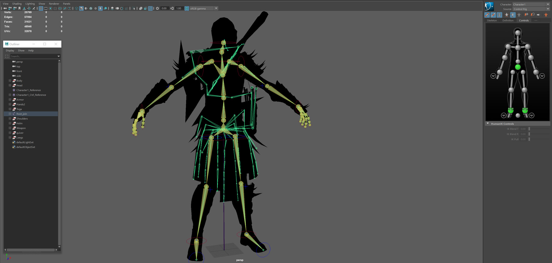 ArtStation - Skeleton CrossBowMan | Game Assets