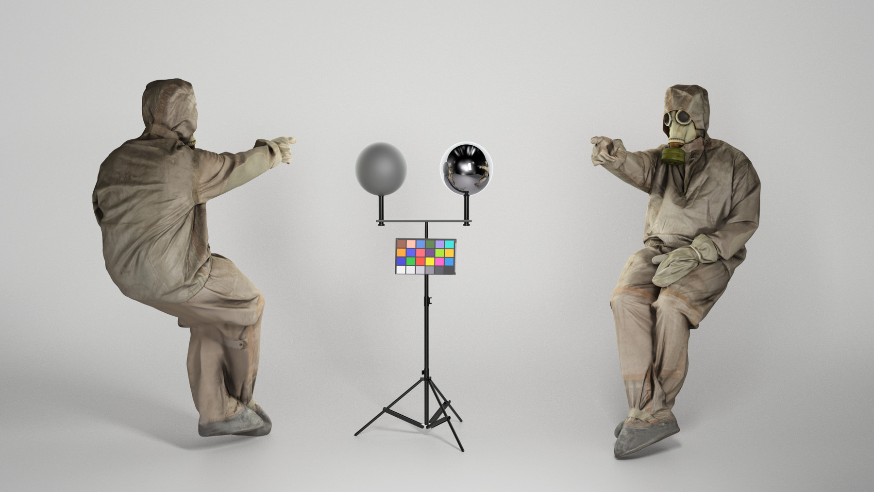 ArtStation - Soviet Liquidator of nuclear accident of Chernobyl sitting ...