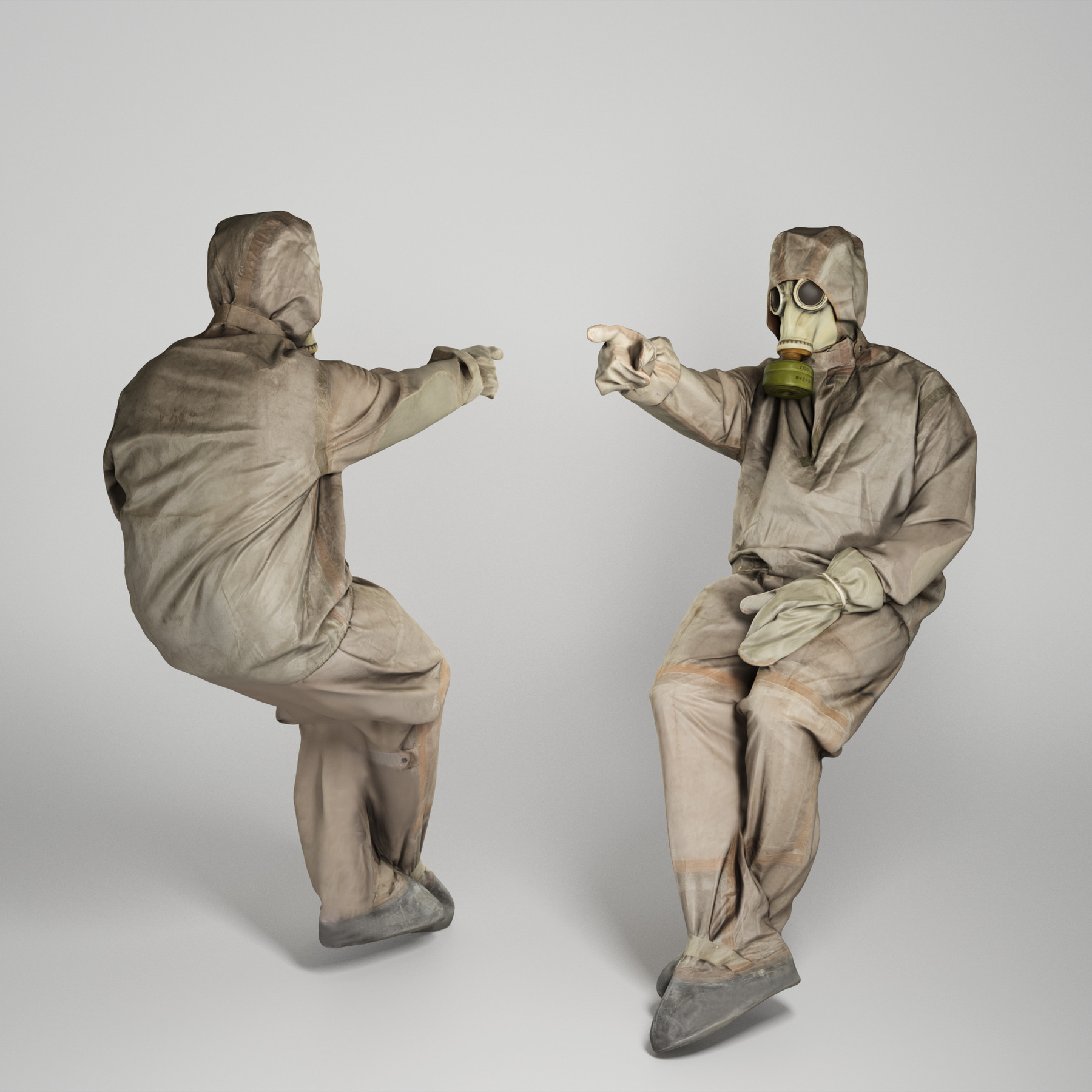 ArtStation - Soviet Liquidator of nuclear accident of Chernobyl sitting ...