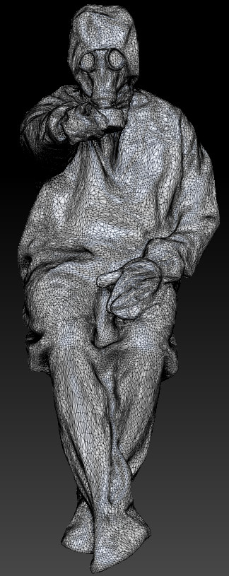 ArtStation - Soviet Liquidator of nuclear accident of Chernobyl sitting ...