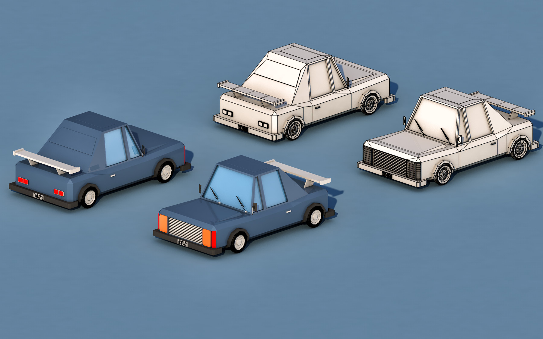 ArtStation - Cartoon City Cars | Resources