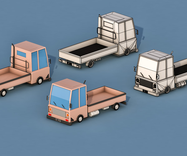 ArtStation - Cartoon Transport Cars | Resources