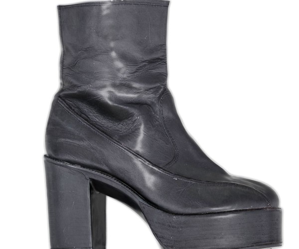 ArtStation - Vintage Boot Black Leather | Resources