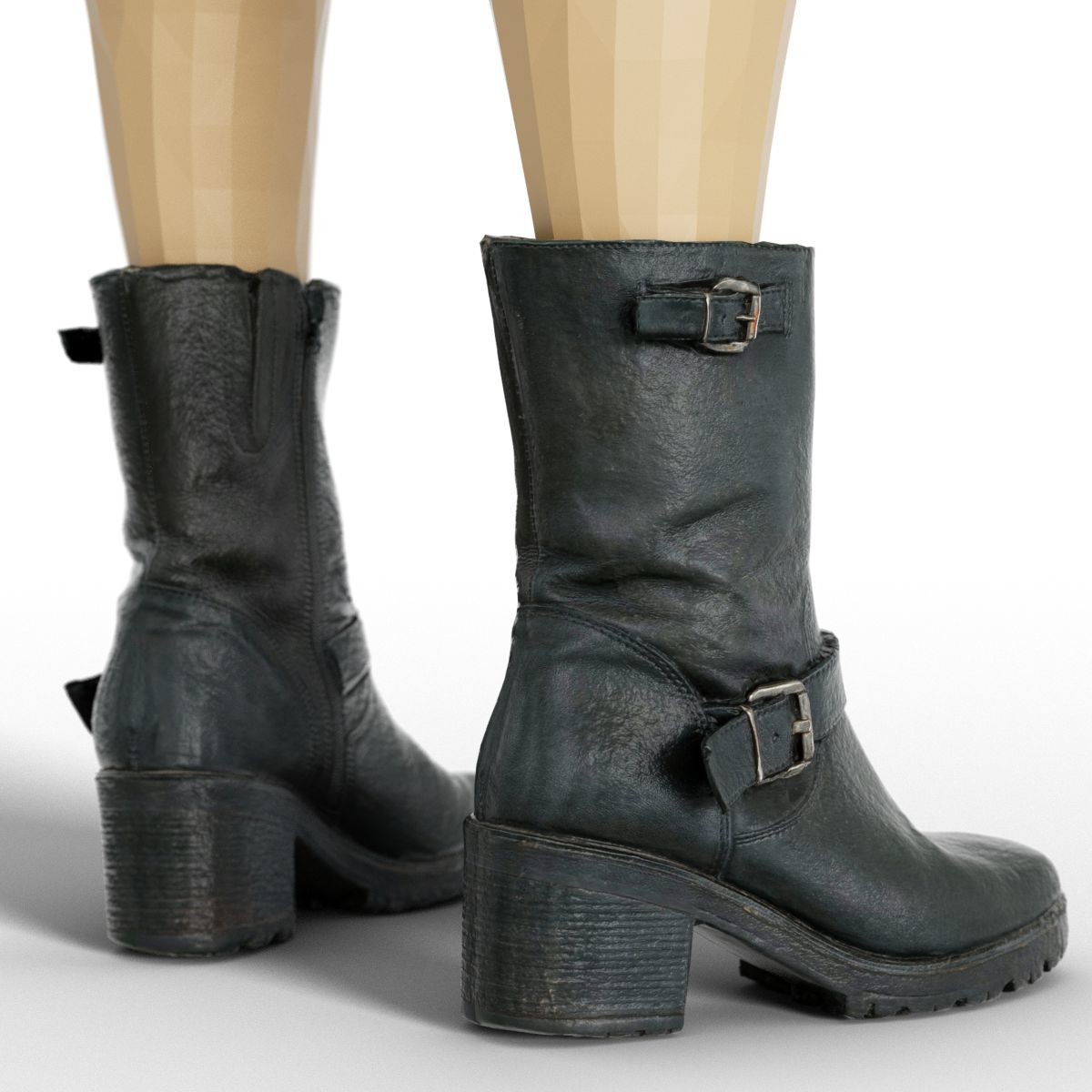 ArtStation - Vintage Boot Leather Buckles | Game Assets