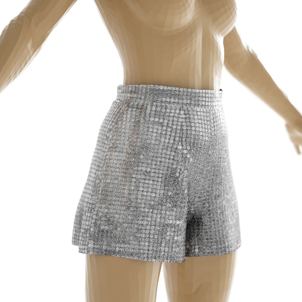 ArtStation - Vintage Shorts Silver | Resources