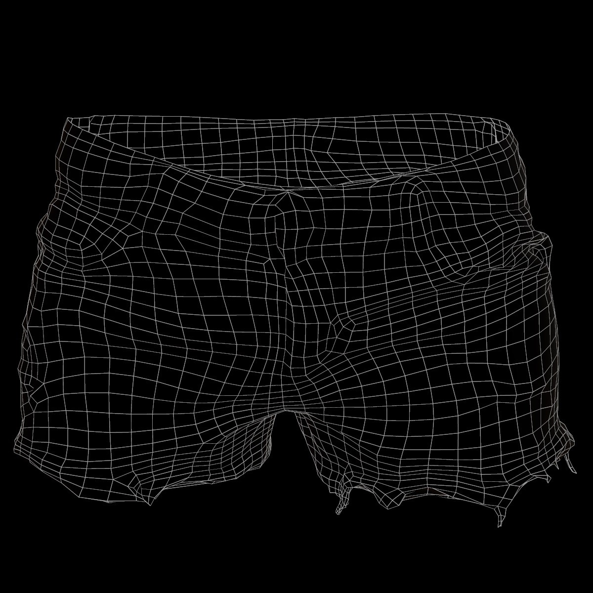 ArtStation - Vintage Shorts White | Resources