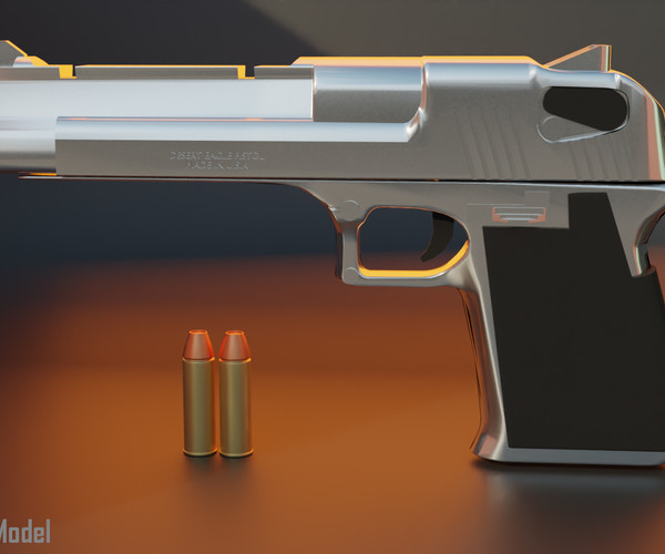 ArtStation - Desert Eagle model | Resources