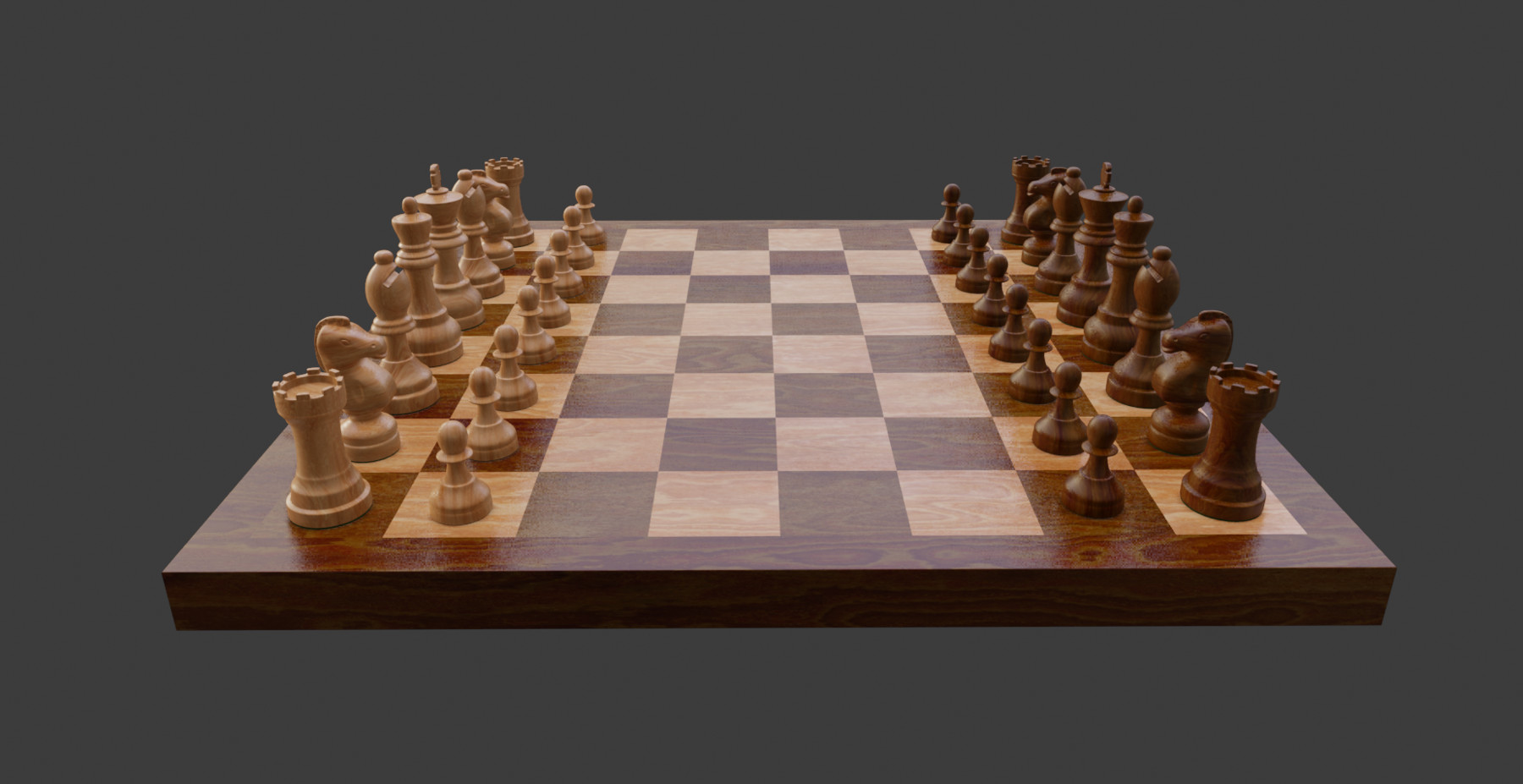 ArtStation - Chess Set 3d Model (Blender) | Resources