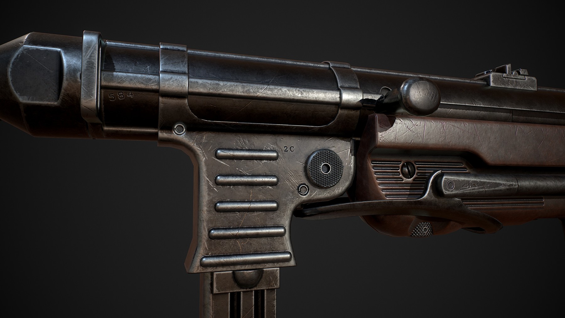 ArtStation - GUN METAL 02 SMART MATERIAL | Game Assets