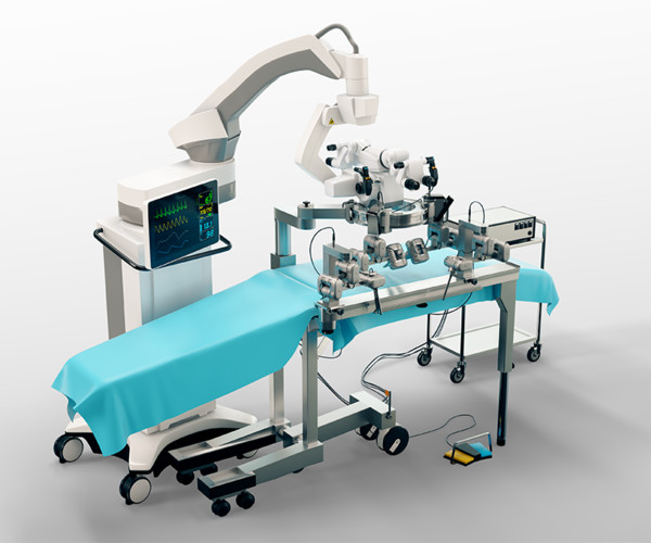 ArtStation - MUSA - robot assisted micro surgery medical machine 3D ...