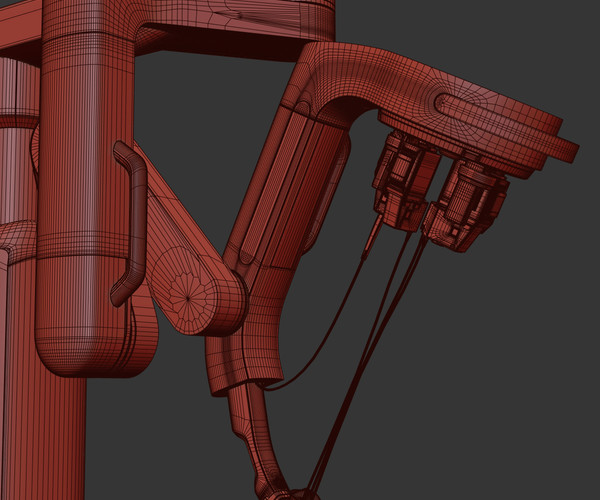 ArtStation - Surgical Robotic System da Vinci SP 3D model | Resources