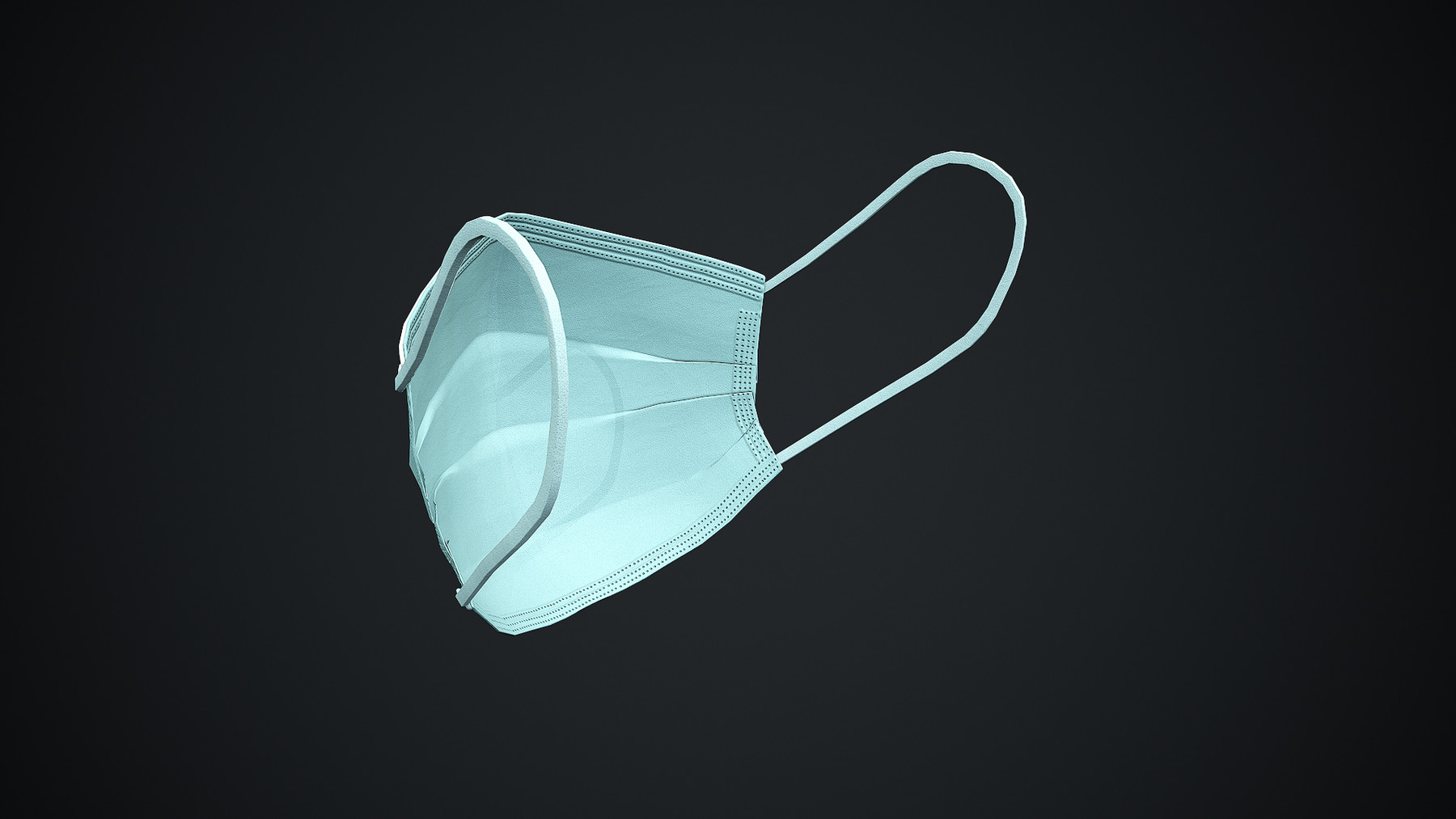 ArtStation - Medical - Surgical face mask with dummy head Low-poly 3D ...