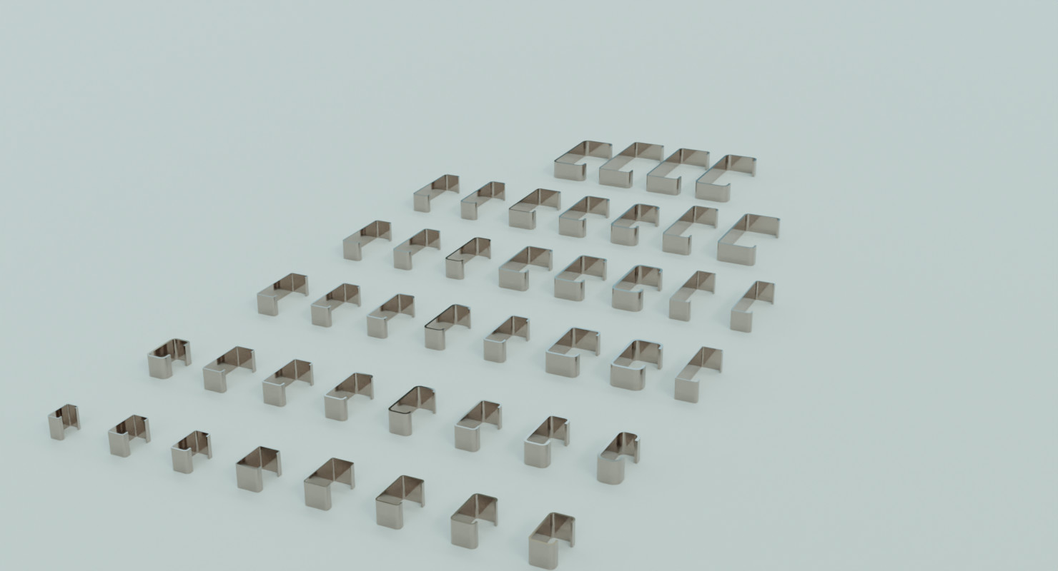 ArtStation - 43 standard C Profiles with thickness more or equal than 2mm | Resources