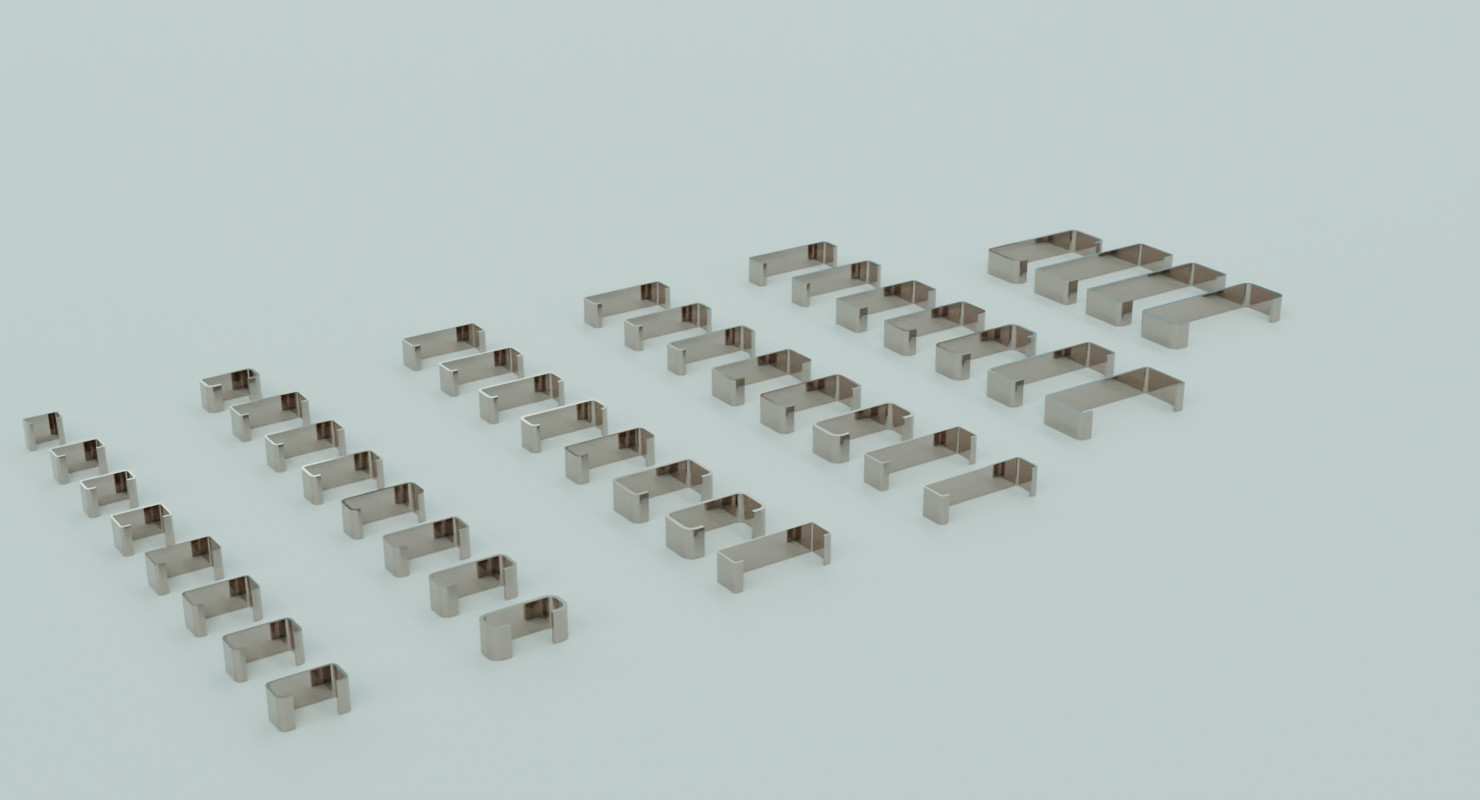 ArtStation - 43 standard C Profiles with thickness more or equal than 2mm | Resources
