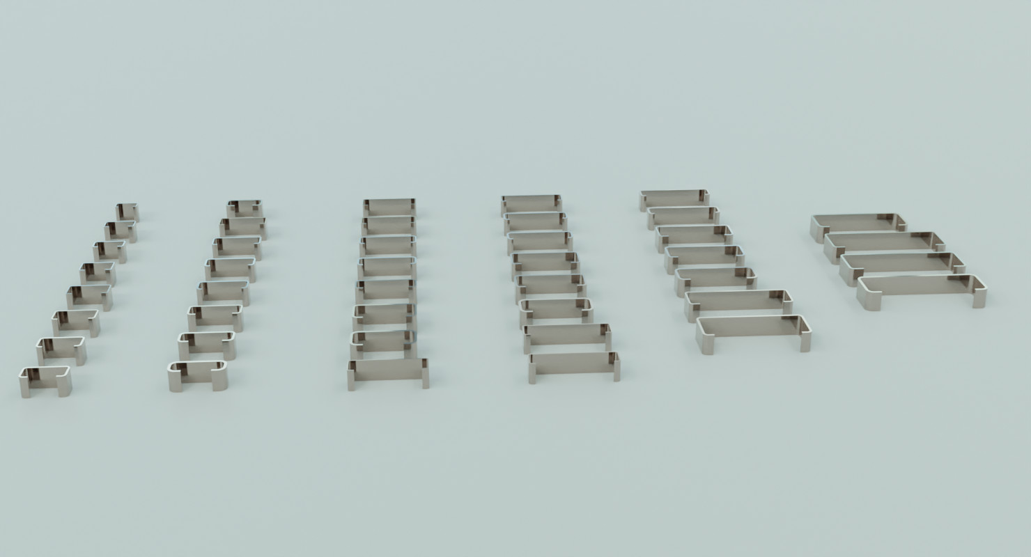 ArtStation - 43 standard C Profiles with thickness more or equal than 2mm | Resources