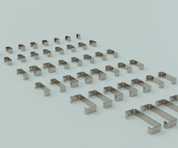 ArtStation - 43 standard C Profiles with thickness more or equal than ...