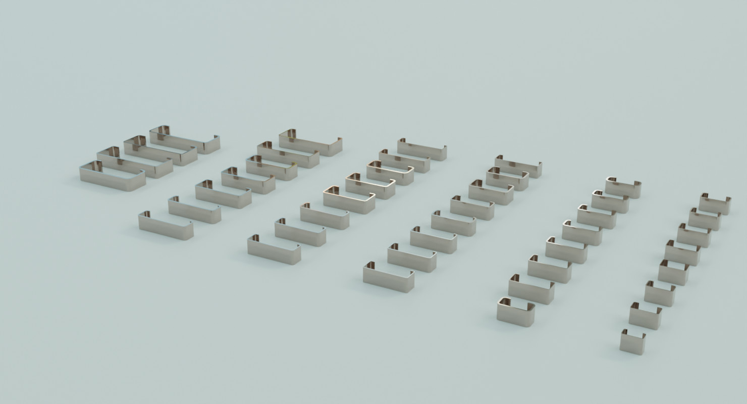 ArtStation - 43 standard C Profiles with thickness more or equal than ...