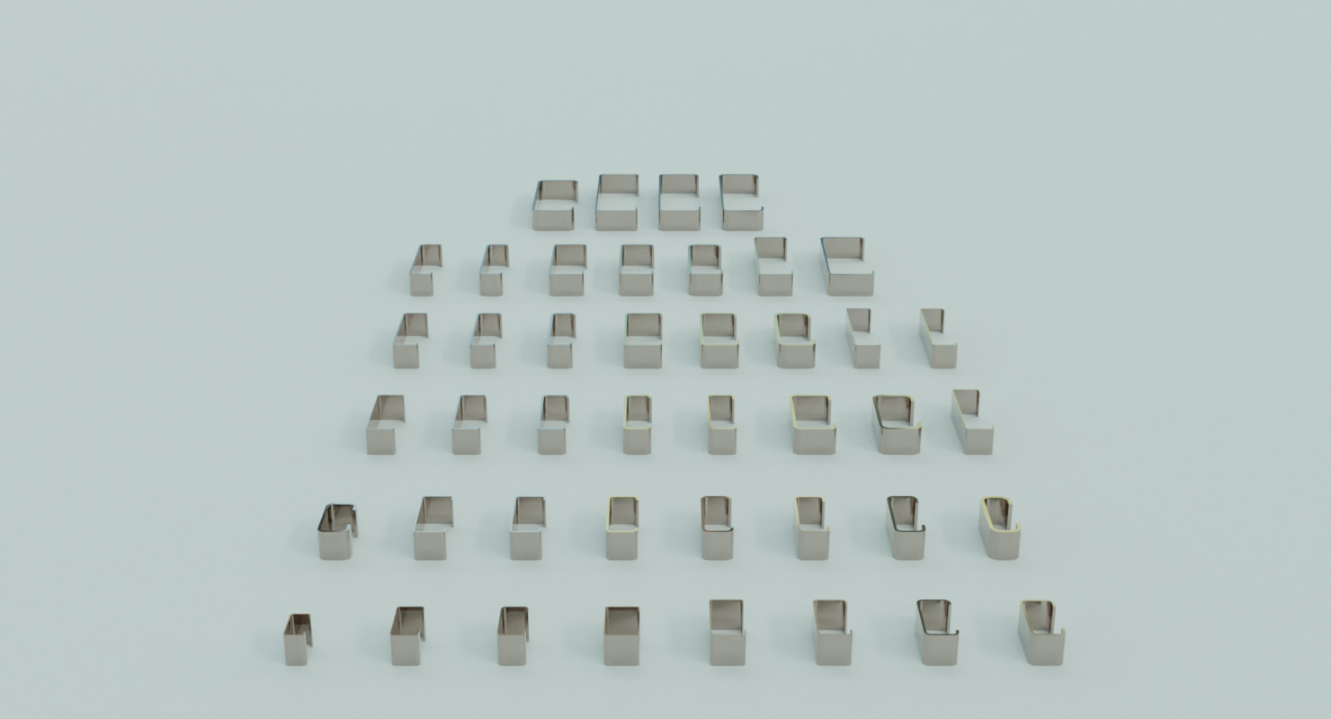 ArtStation - 43 standard C Profiles with thickness more or equal than ...