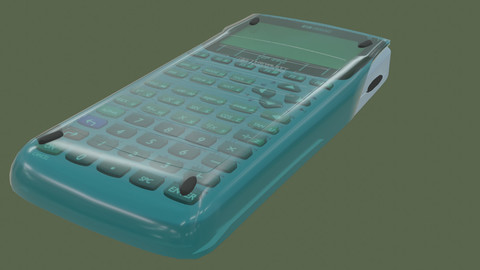ArtStation - HP49G calculator and cover (different objects) in some ...
