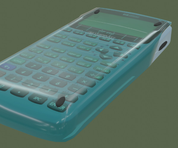 ArtStation - HP49G calculator and cover (different objects) in some ...
