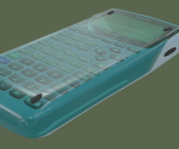 ArtStation - HP49G calculator and cover (different objects) in some ...