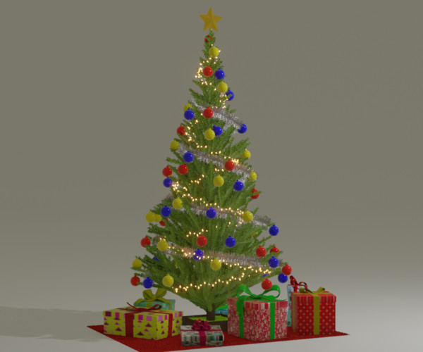 ArtStation - Christmas tree in Blender | Resources