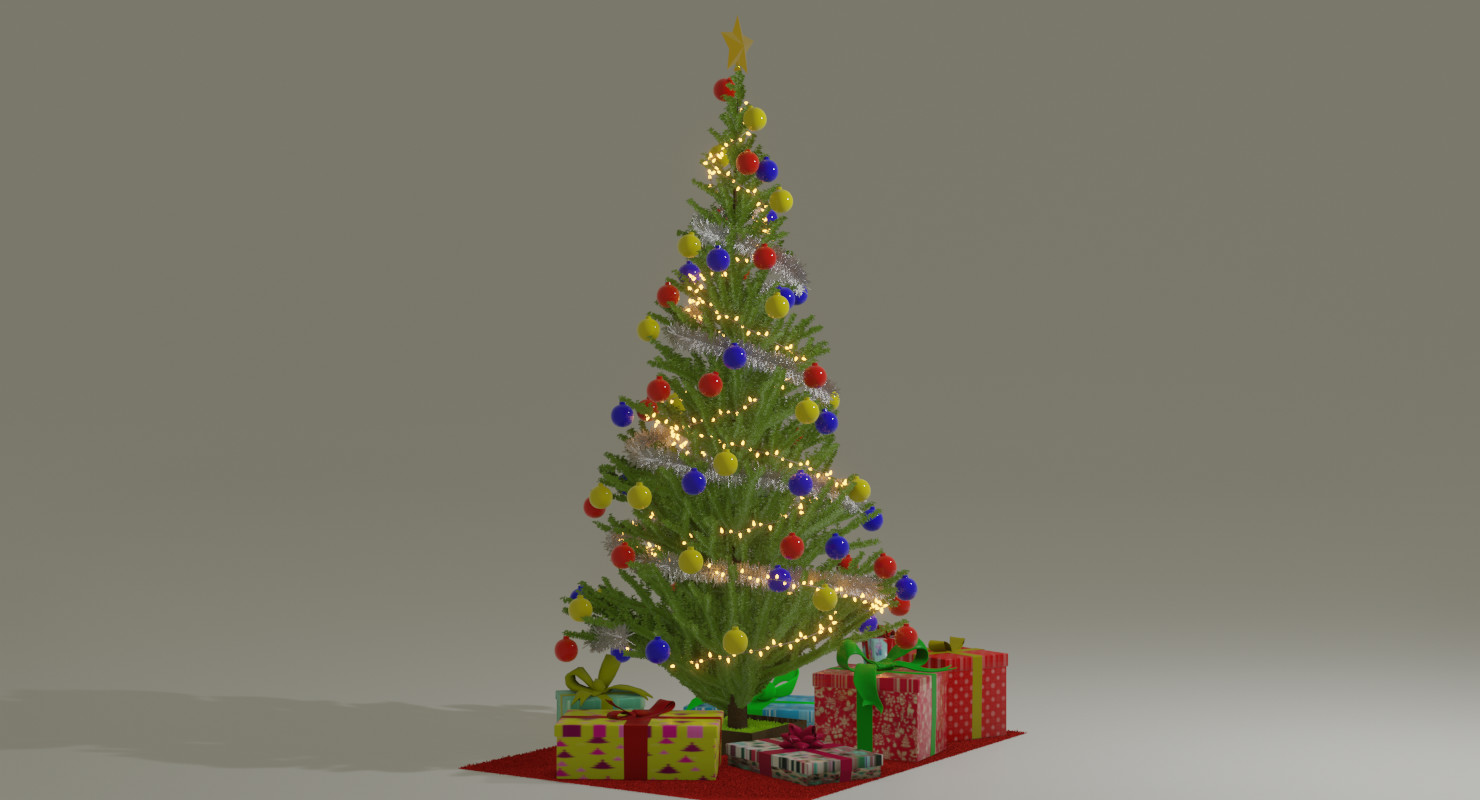 ArtStation - Christmas tree in Blender | Resources