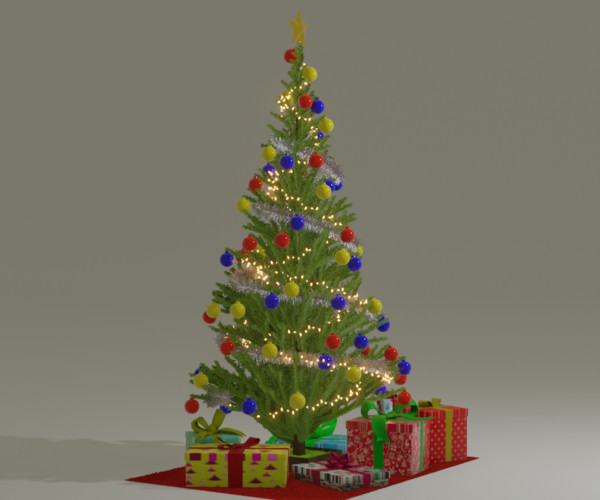 ArtStation - Christmas tree in Blender | Resources