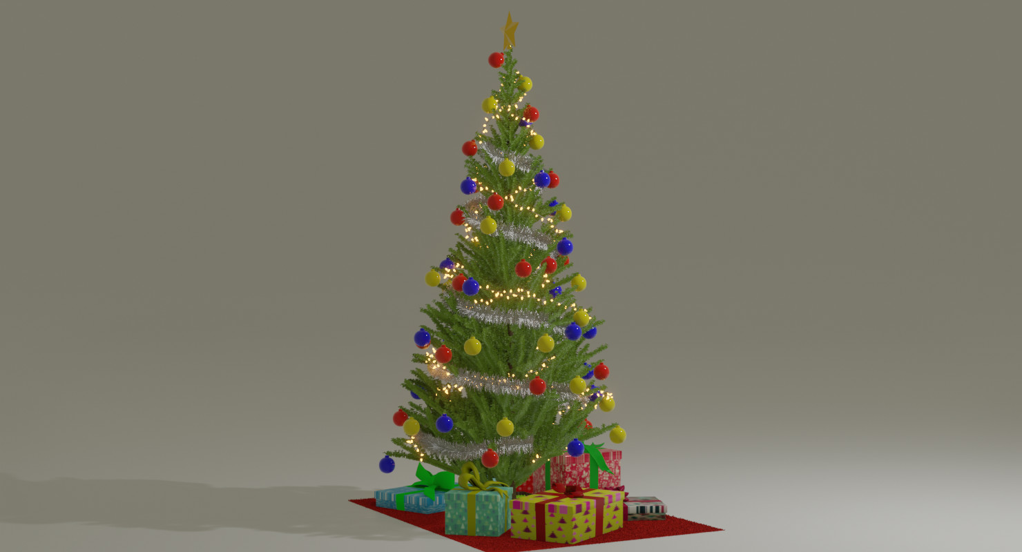 ArtStation - Christmas tree in Blender | Resources